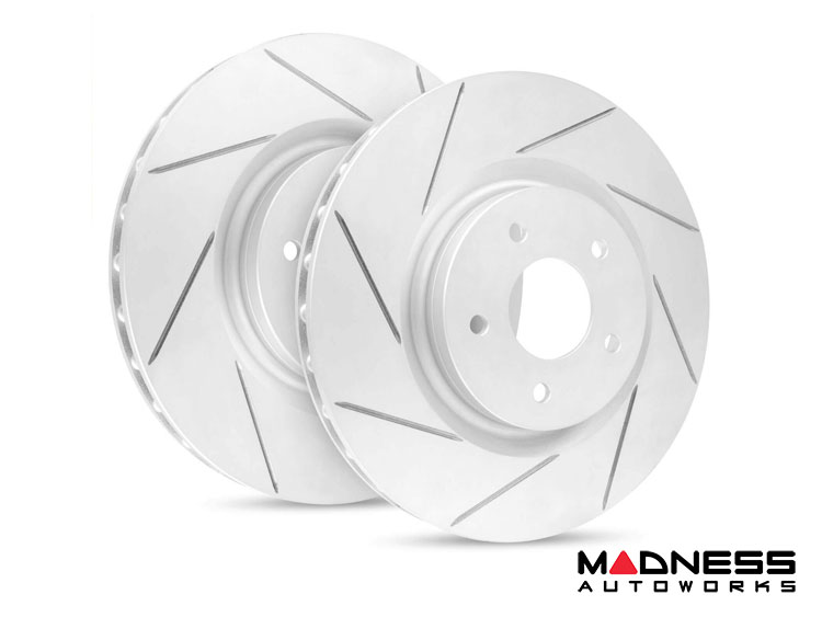 Jaguar F Type Brake Rotors - GEOMET - Slotted - Rear - 2.0L, 810-20028R ...