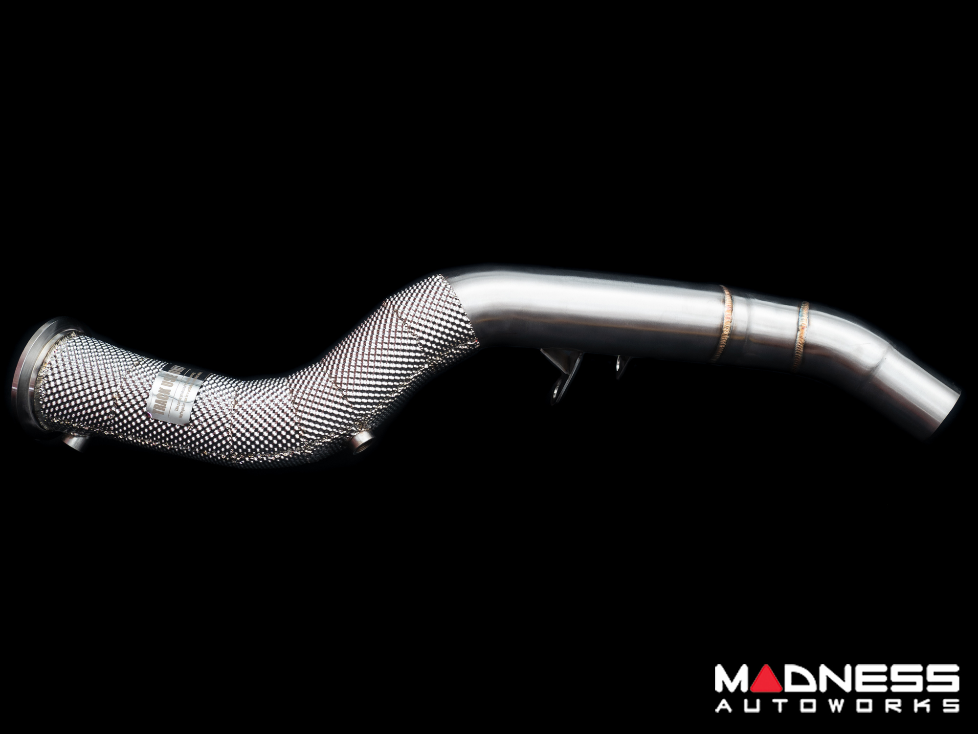 Jaguar F-TYPE Downpipe Set - w/ Heat Shield - TUO - 2.0L Turbo, MAD57-3288H