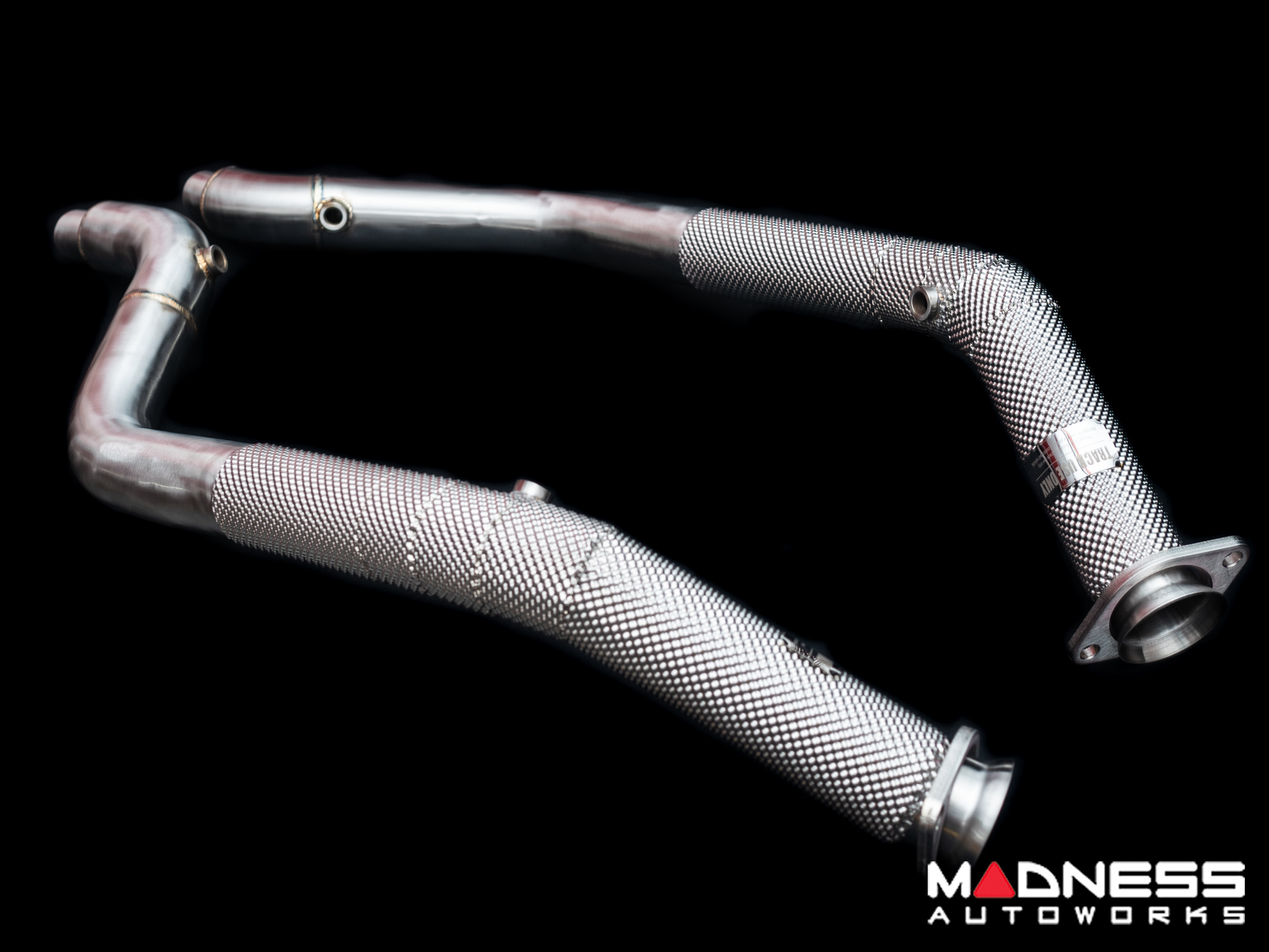 Jaguar F-TYPE Downpipe Set - w/ Heat Shield - TUO - 3.0L V6, MAD22-2582R