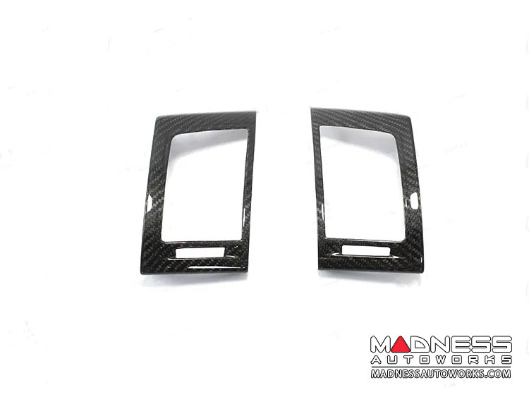 Jaguar F-TYPE Air Vent Trim Covers - Carbon Fiber, JGR-24