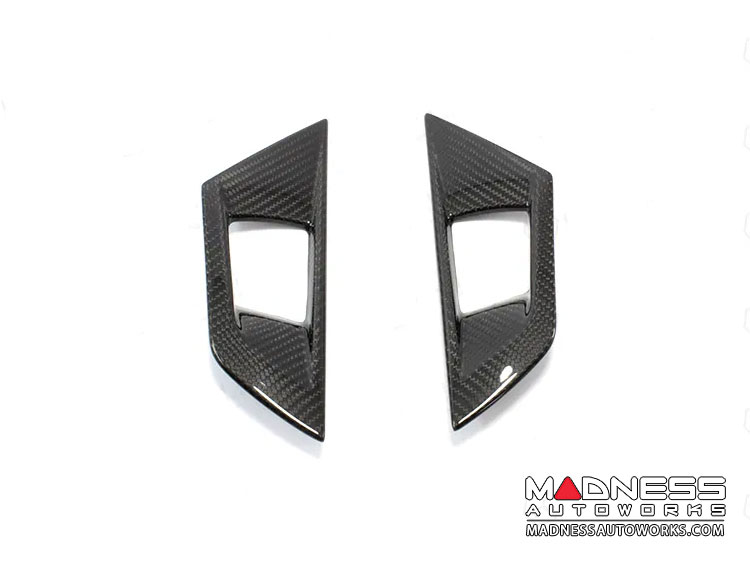 Jaguar F-TYPE Interior Door Handle Covers - Carbon Fiber, JGR-29