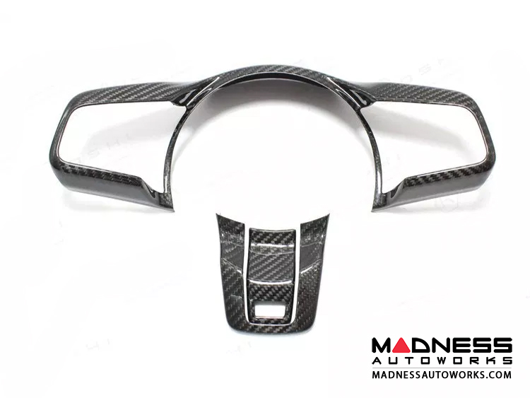 Jaguar F-TYPE Carbon Fiber R Steering Wheel Trim - Red Carbon Fiber ...